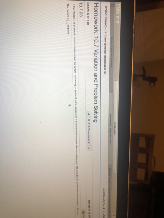 Solved Homework 10 7 Variation And Problem Solving Score 0