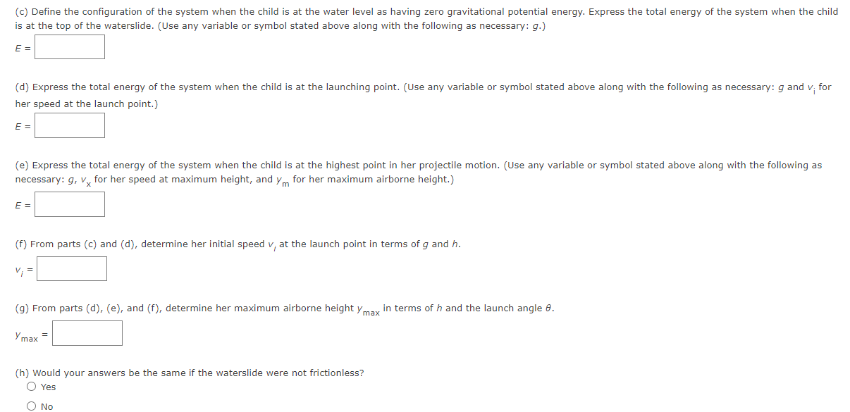 Solved sh to find the maximum height she reaches above the | Chegg.com