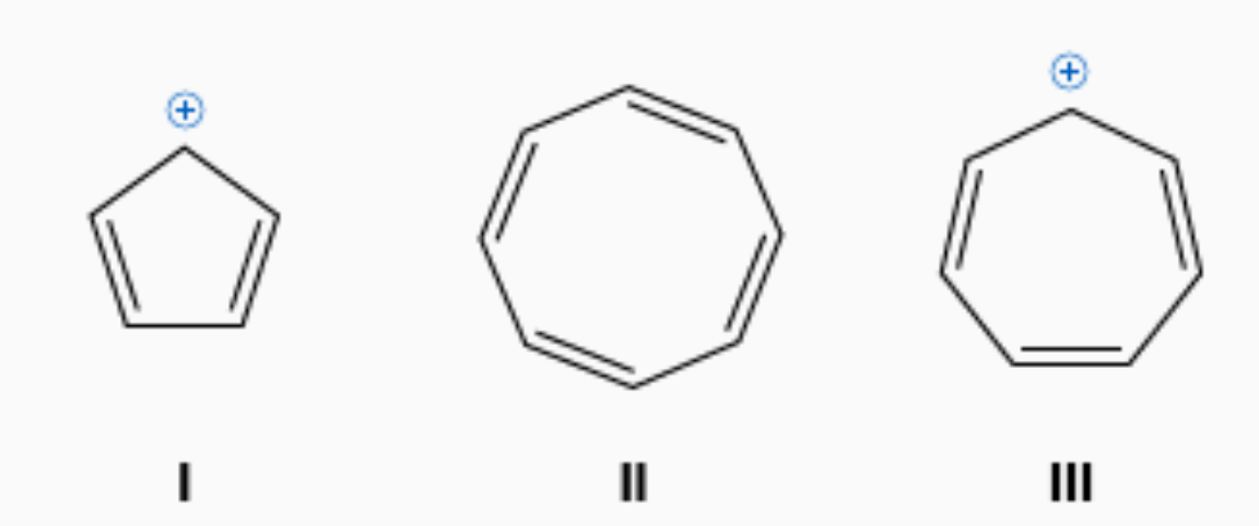 Solved 1. Are the following structures aromatic, | Chegg.com