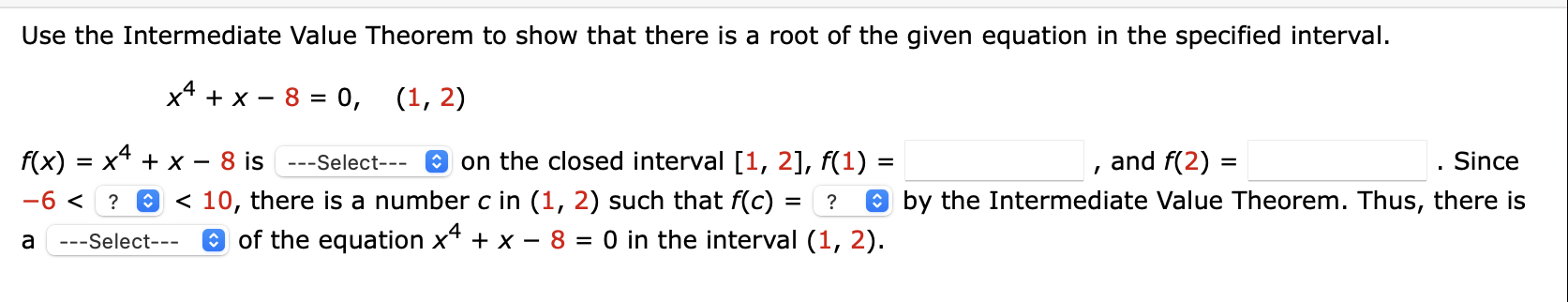 Solved Use the intermediate value theorem to show that there | Chegg.com
