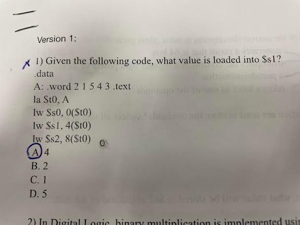 Solved The following question has been marked incorrect what | Chegg.com