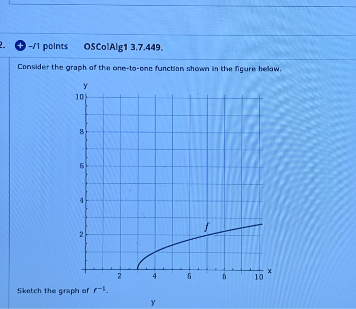 Solved 2. + -11 polnts OSColAlg1 3.7.449. Consider the graph | Chegg.com