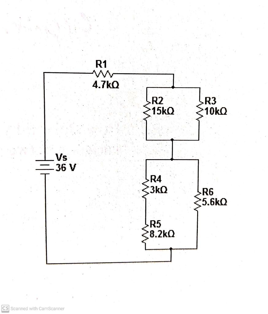 Solved Calculate: R(T), I(T), V(R1), V(R2), V(R3), V(R4), | Chegg.com