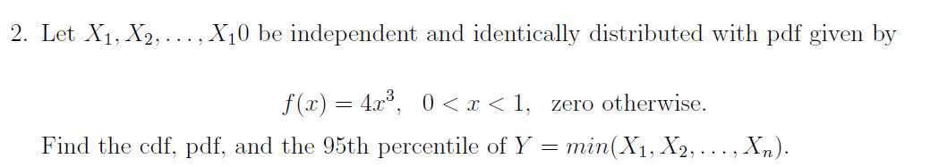 Solved Let x1,x2,dots,x10 ﻿be independent and identically | Chegg.com