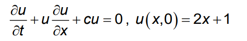 Solved solve pde by characteristic method | Chegg.com