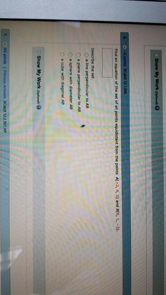 Solved Show My Work (Optional 0-12 points Scalc8 12.1.045. | Chegg.com Solved Show My Work (Optional 0-12 points Scalc8 12.1.045. | Chegg.com