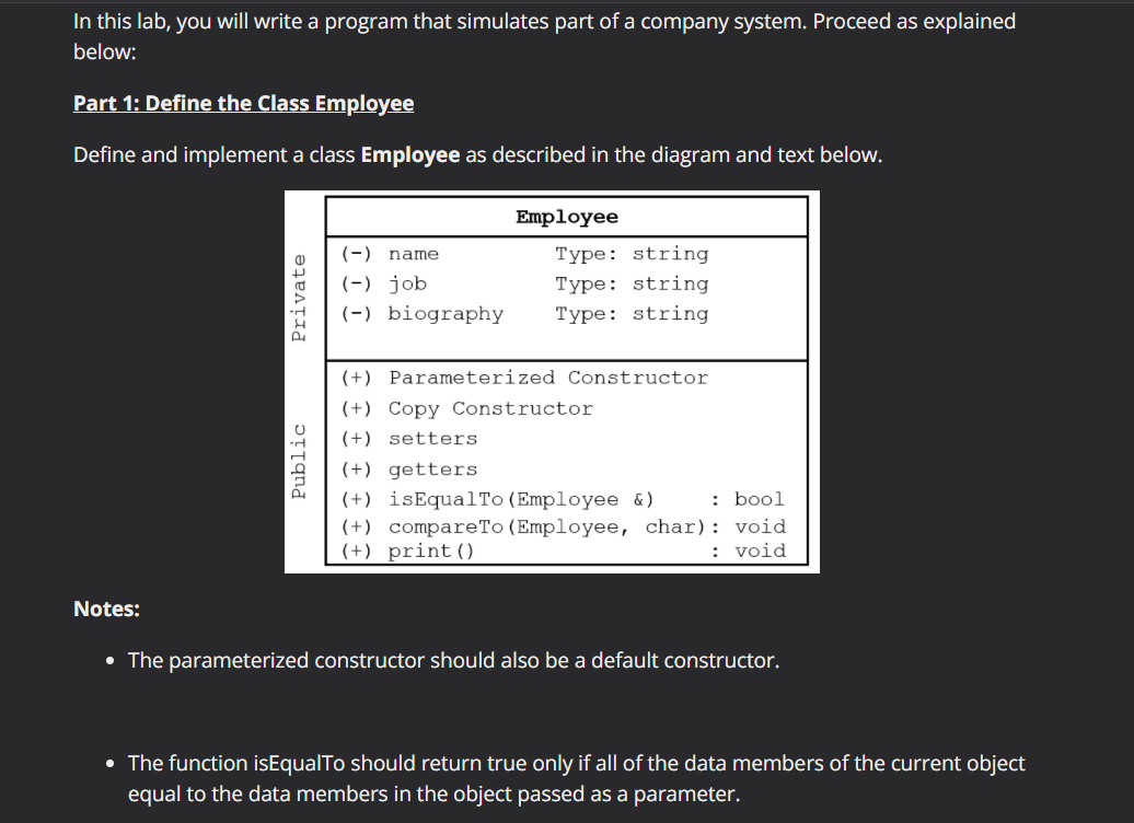 Solved In this lab, you will write a program that simulates | Chegg.com