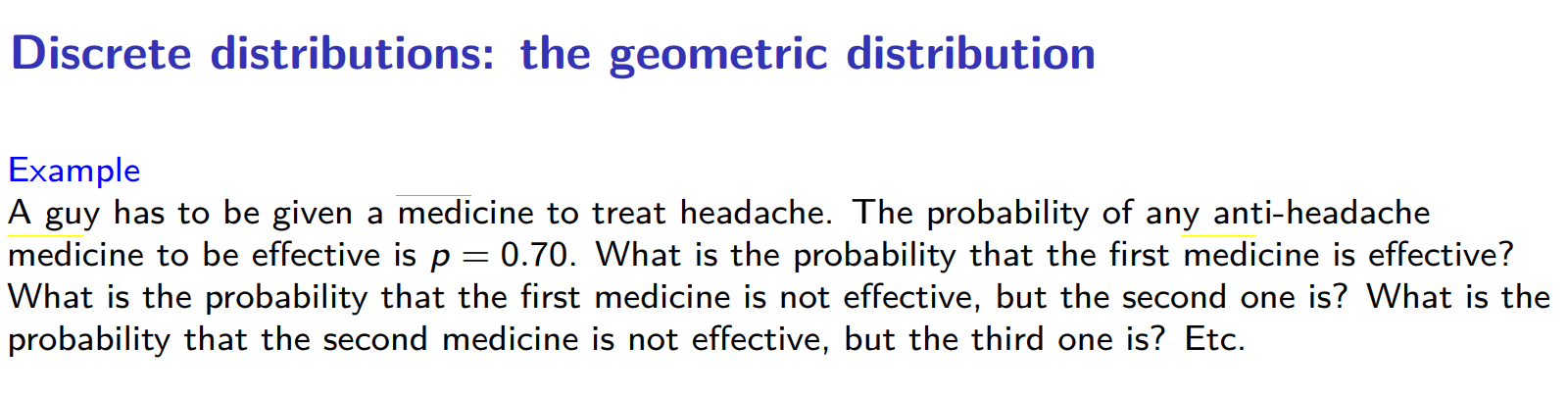 Solved Discrete distributions: the geometric distribution | Chegg.com