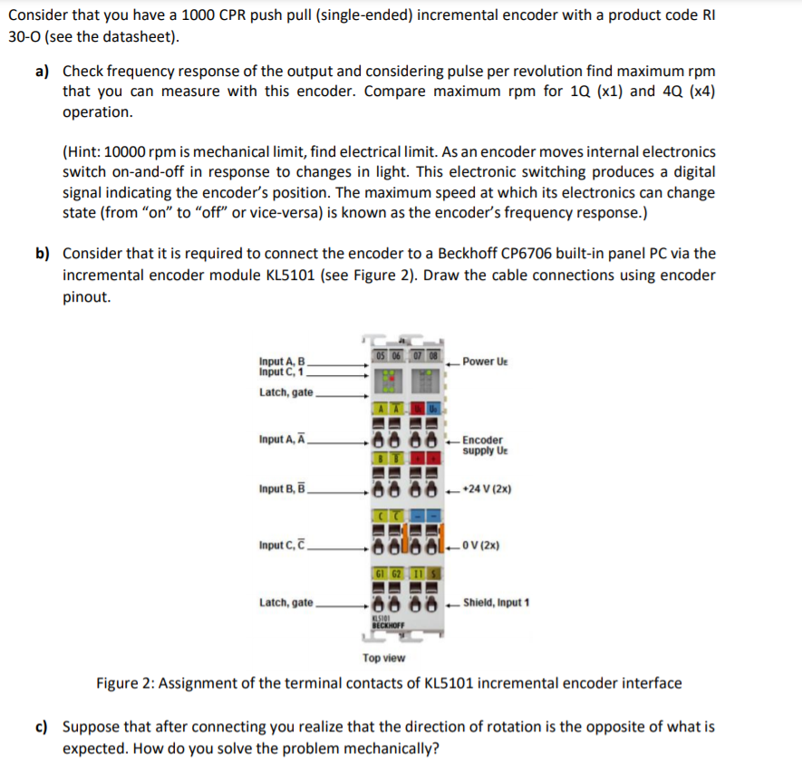 Consider that you have a 1000 CPR push pull | Chegg.com
