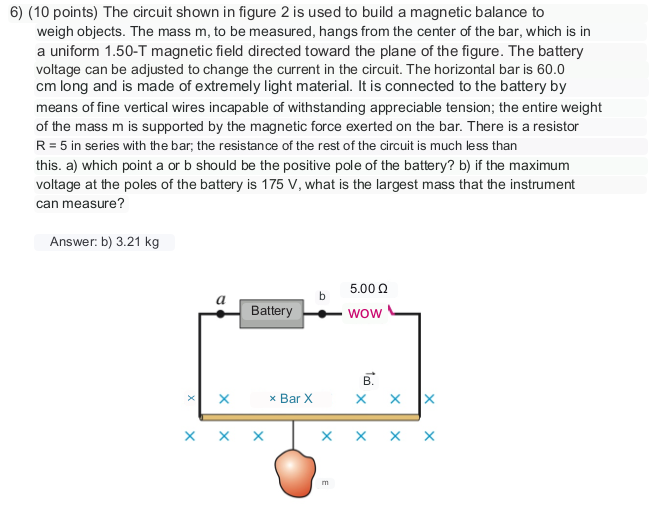 Solved 6) (10 points) The circuit shown in figure 2 is used | Chegg.com