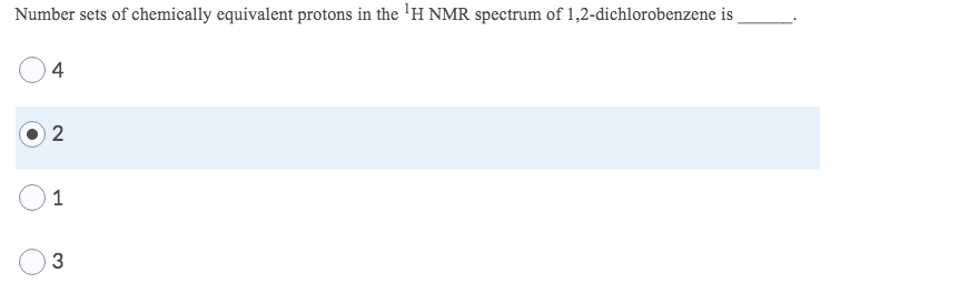 Solved Number sets of chemically equivalent protons in the | Chegg.com
