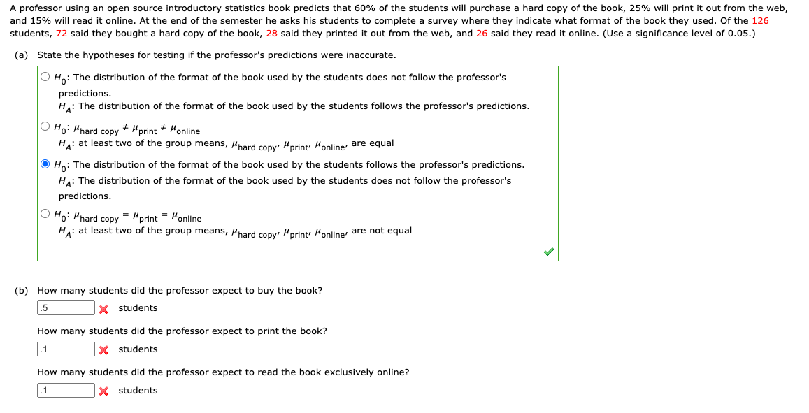 Solved A professor using an open source introductory | Chegg.com