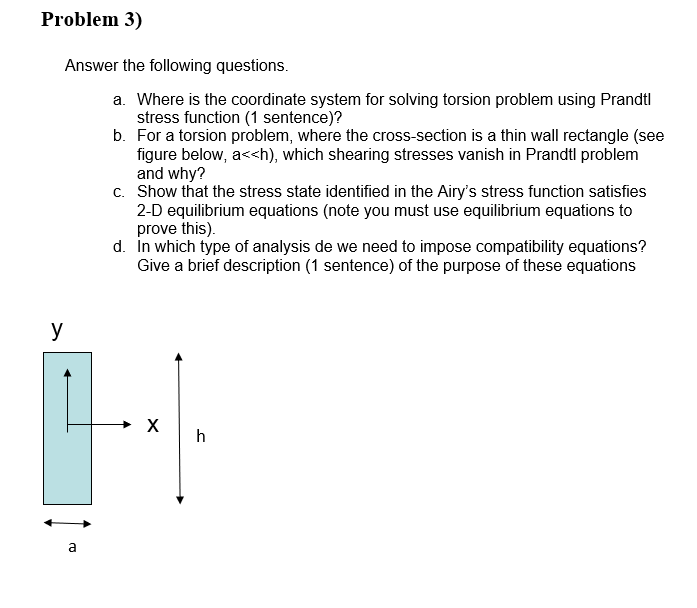 Problem 3 Answer The Following Questions A Where Chegg