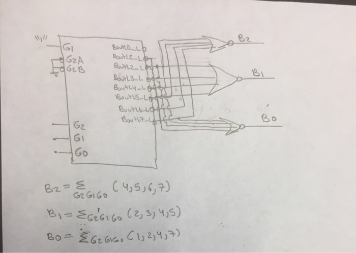 Solved The MSI decoder circuit 74138 can be used to take the | Chegg.com