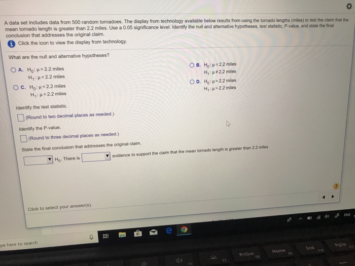 Solved A data set includes data from 500 random tornadoes. | Chegg.com
