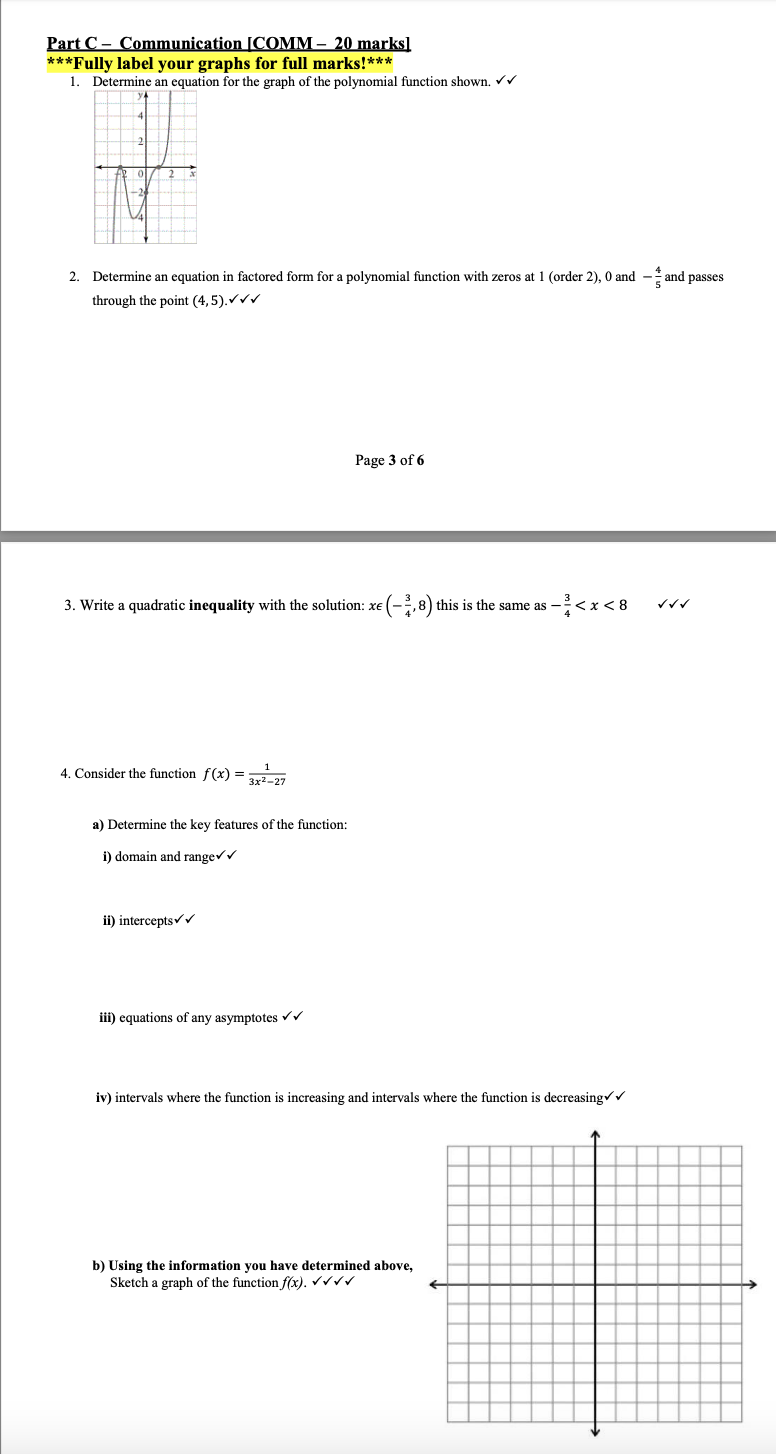 Solved Part C - Communication [COMM - 20 marks] ∗∗∗ Fully | Chegg.com