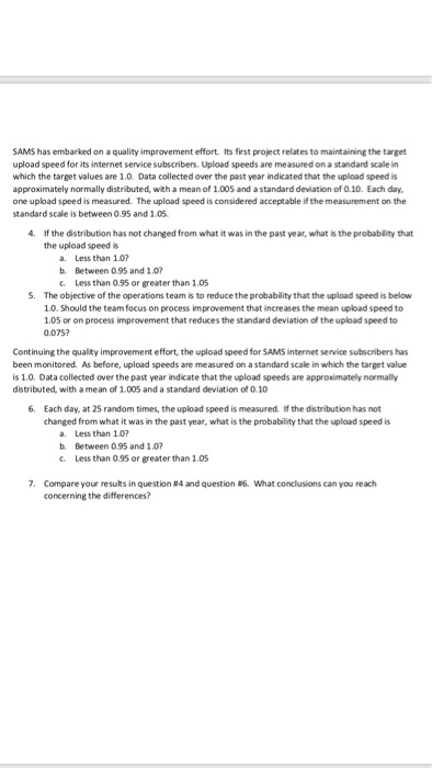 Solved 5. The objective of the operations team is to reduce | Chegg.com