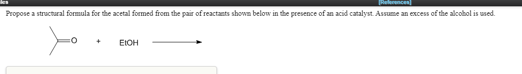 Solved [References) Propose a structural formula for the | Chegg.com