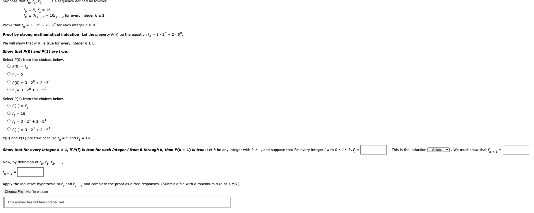 Solved Suppose that f0,f1,f2,… is a sequence defined as | Chegg.com
