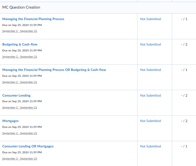 Solved MC Question Creation. This is in relation to FP1 ﻿of | Chegg.com