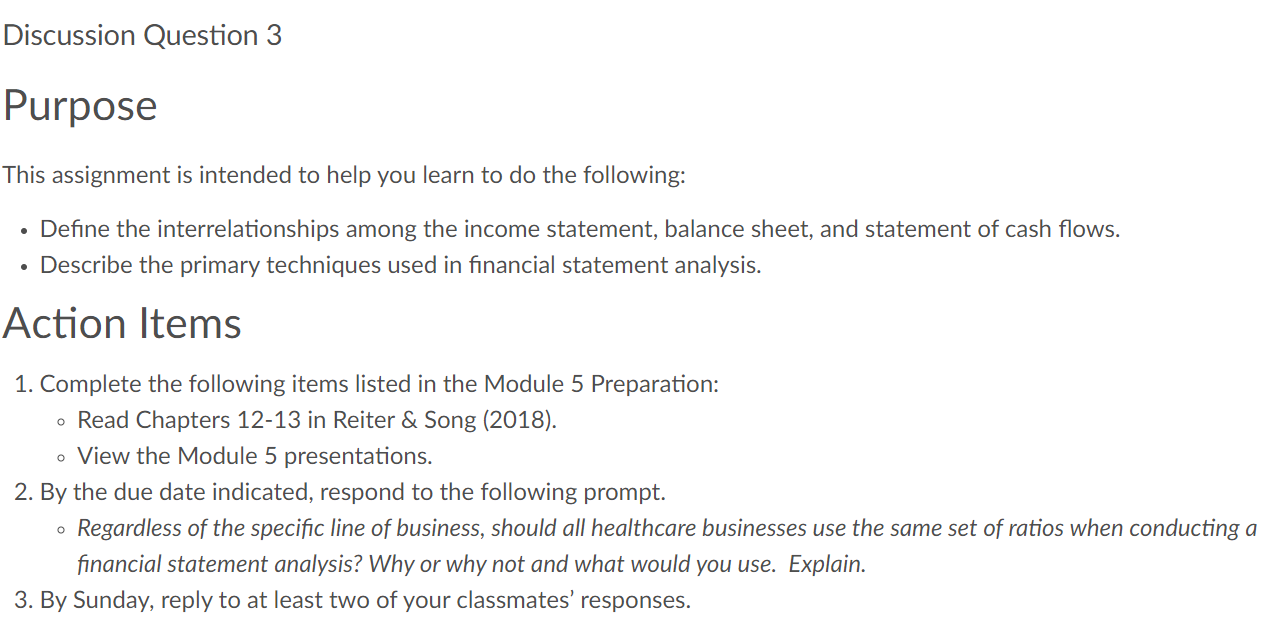 Solved This assignment is intended to help you learn to do | Chegg.com
