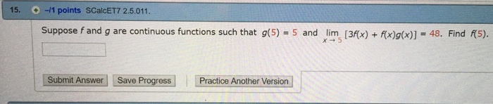 Solved Suppose f and g are continuous functions such that | Chegg.com