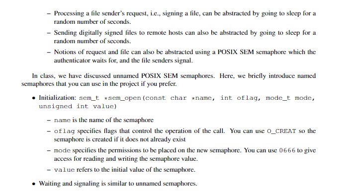 Solved The intended authentication app is a multithreaded | Chegg.com