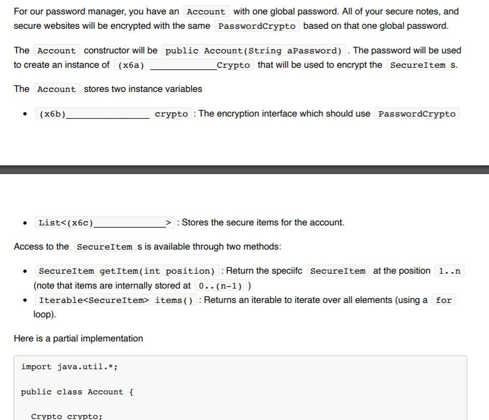 Solved public interface Crypto { String encrypt (String | Chegg.com
