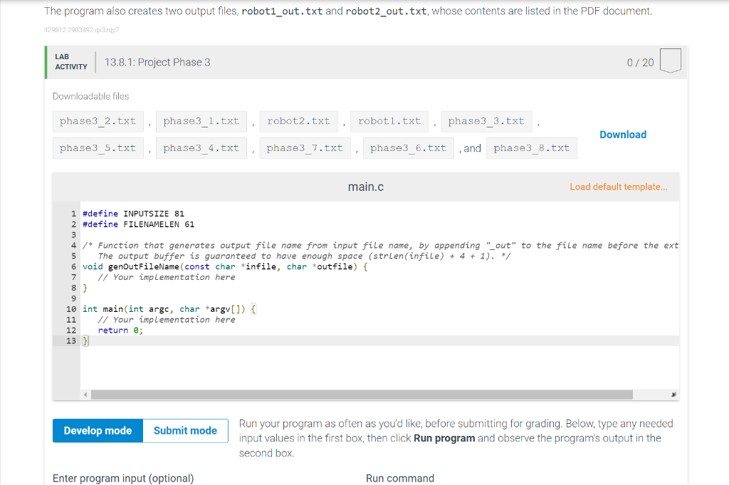 Read the Project Phase 3 PDF document posted on | Chegg.com