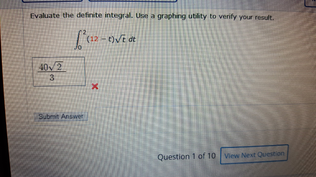 Solved Evaluate the definite integral. Use a graphing | Chegg.com