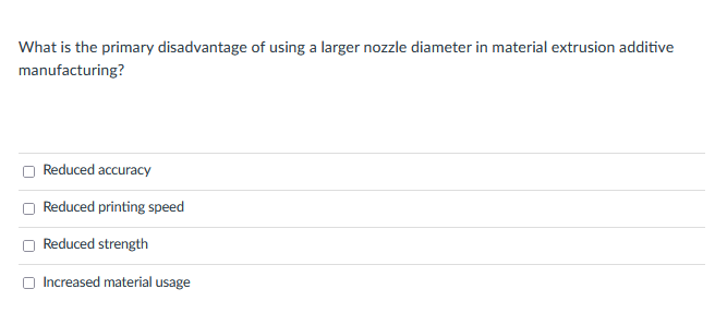 Solved What is the primary disadvantage of using a larger | Chegg.com