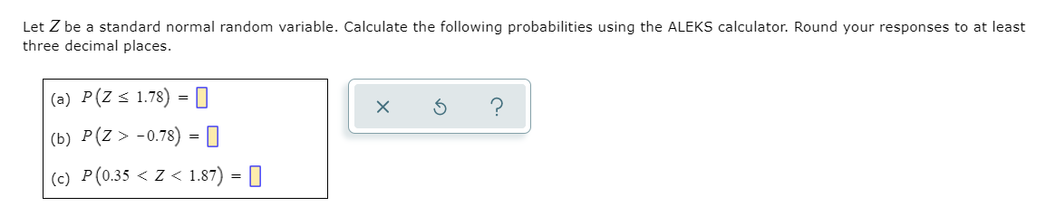 Solved Let Z be a standard normal random variable. Calculate | Chegg.com