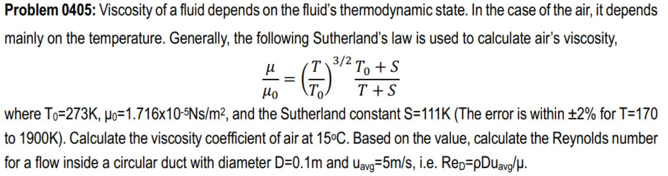 Solved 3/2 Problem 0405: Viscosity of a fluid depends on the | Chegg.com