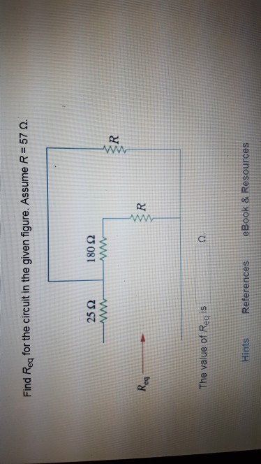 Solved Find Req for the circuit in the given figure. Assume | Chegg.com