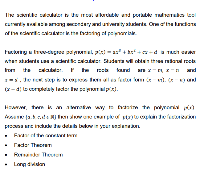 Solved The scientific calculator is the most affordable and | Chegg.com