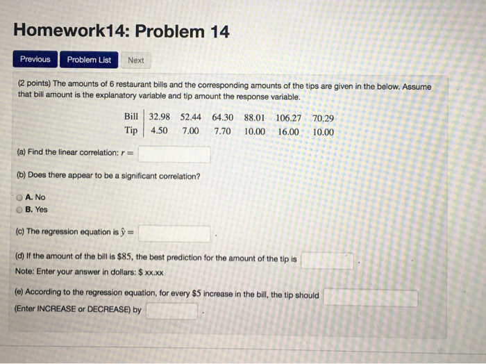Solved Homework14: Problem 14 Previous Problem List Next (2 | Chegg.com