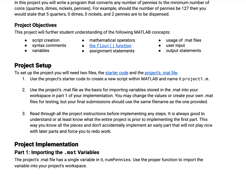 Solved In this project you will write a program that | Chegg.com