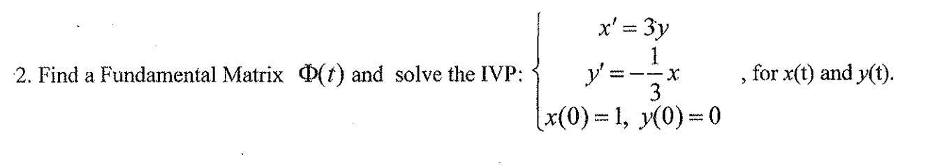 Solved 3. a. Find the critical point of the linear system | Chegg.com