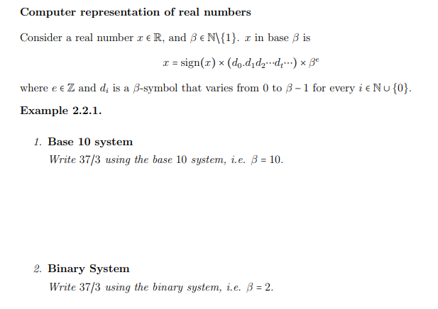 Solved How do I represent the 37/3 using the above | Chegg.com