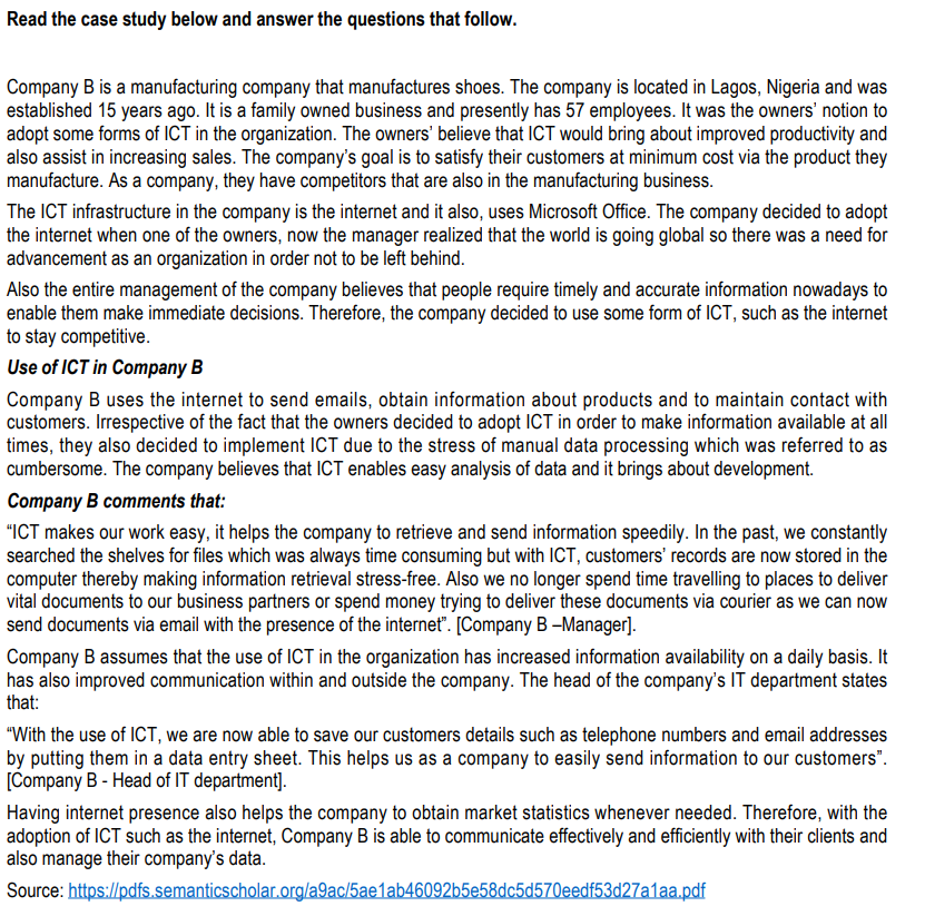 Solved QUESTION THREE Discuss the positive impacts of | Chegg.com