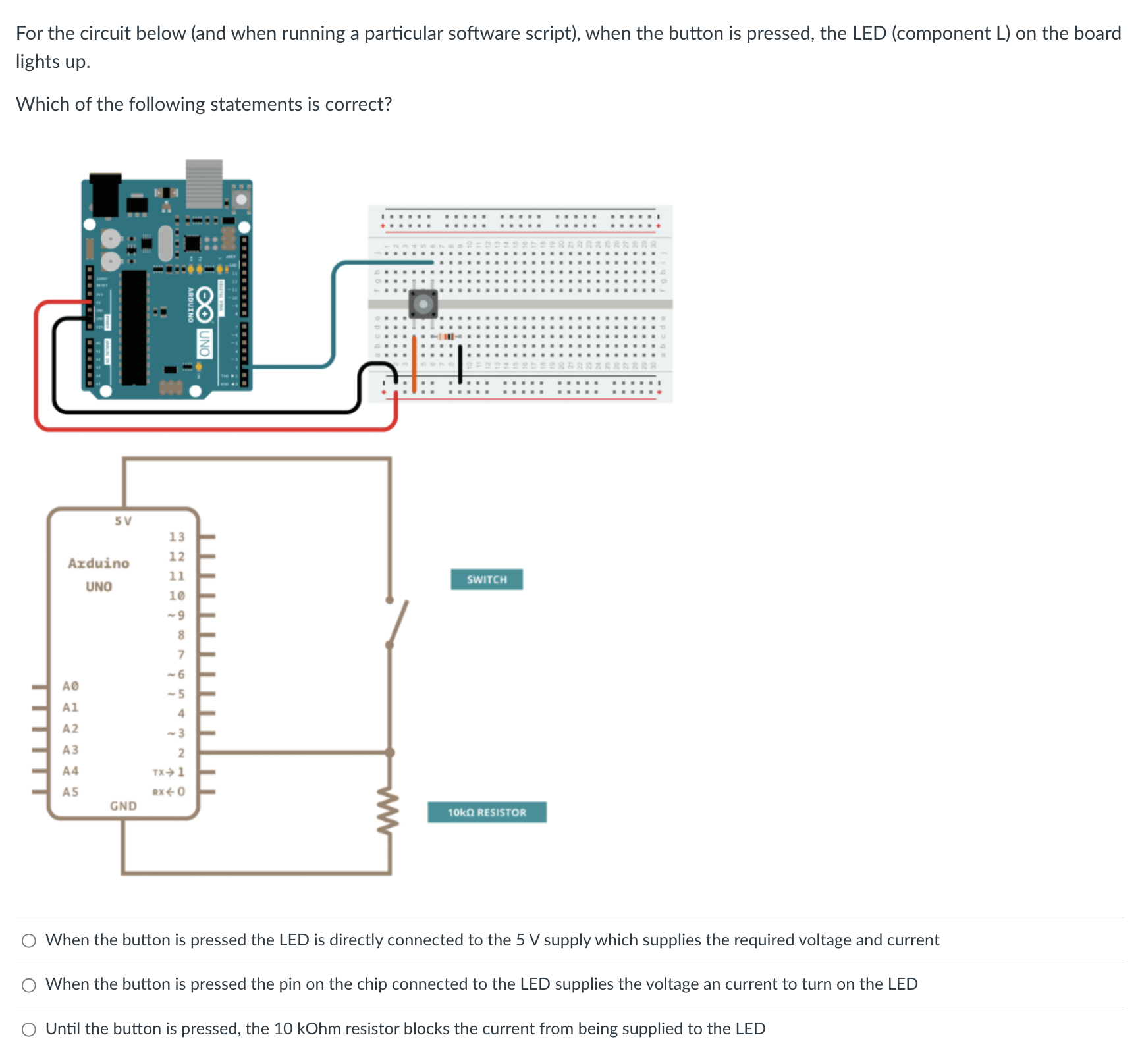 For the circuit below (and when running a particular | Chegg.com