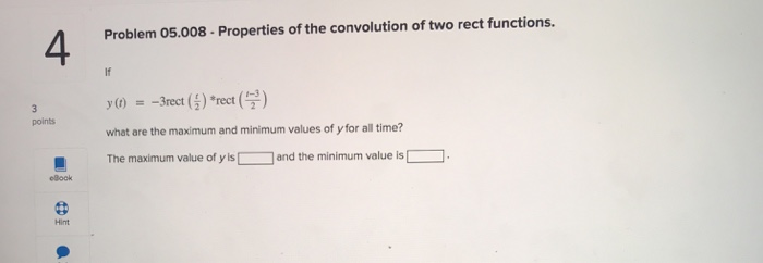 Solved Problem 05.008-Properties of the convolution of two | Chegg.com