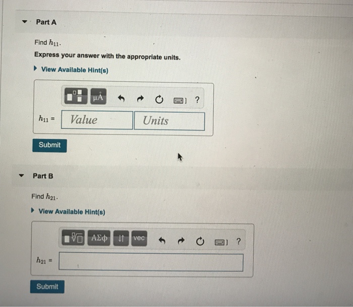 Solved Problem 4 Find the h parameters for the circuit in | Chegg.com