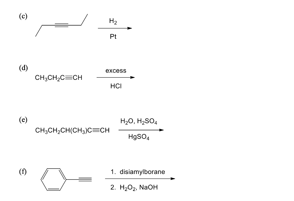Solved 3. Fill in the missing products of each reaction and | Chegg.com
