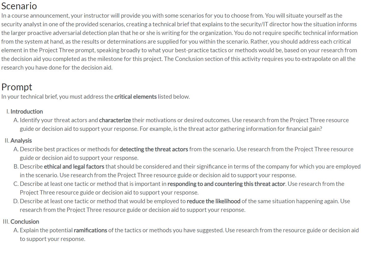 Solved Scenario In a course announcement, your instructor | Chegg.com