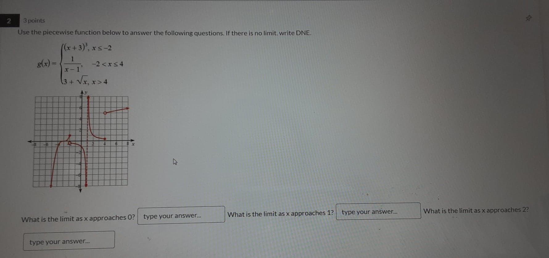 Solved 2 3 points 28 Use the piecewise function below to | Chegg.com