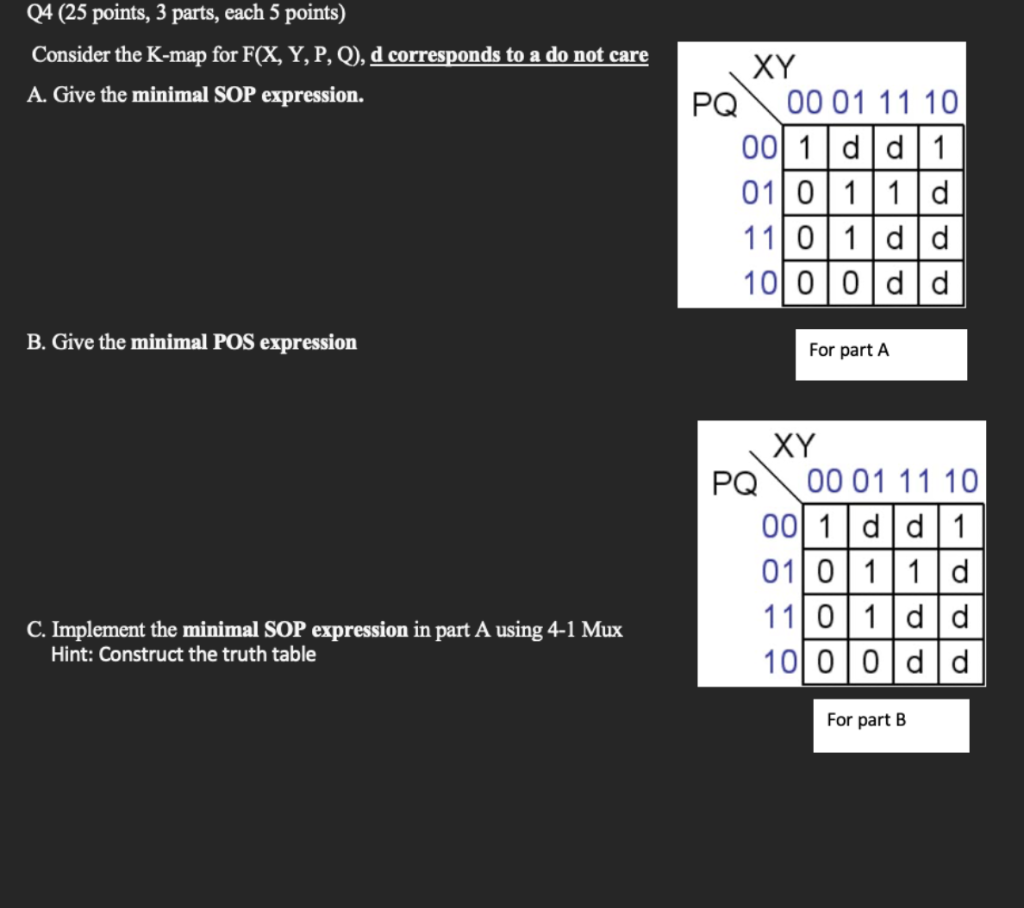 Solved Q4 (25 points, 3 parts, each 5 points) Consider the | Chegg.com