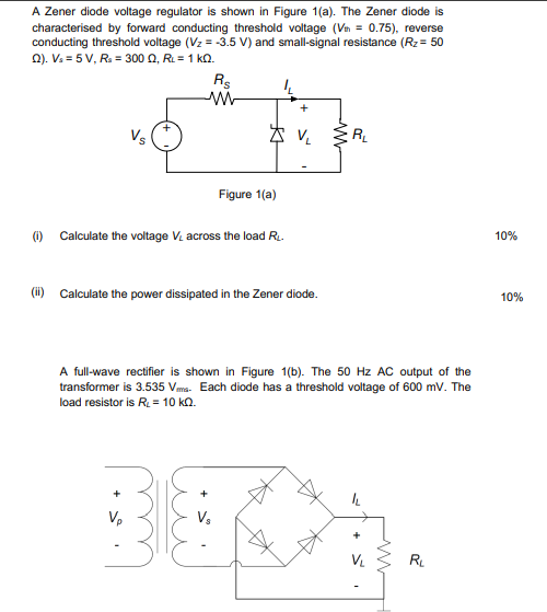 code class="asciimath">V_(in)=0.75 ﻿V_(z)=-3.5V | Chegg.com