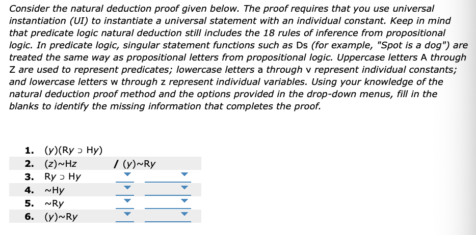 Solved Consider the natural deduction proof given below. The | Chegg.com
