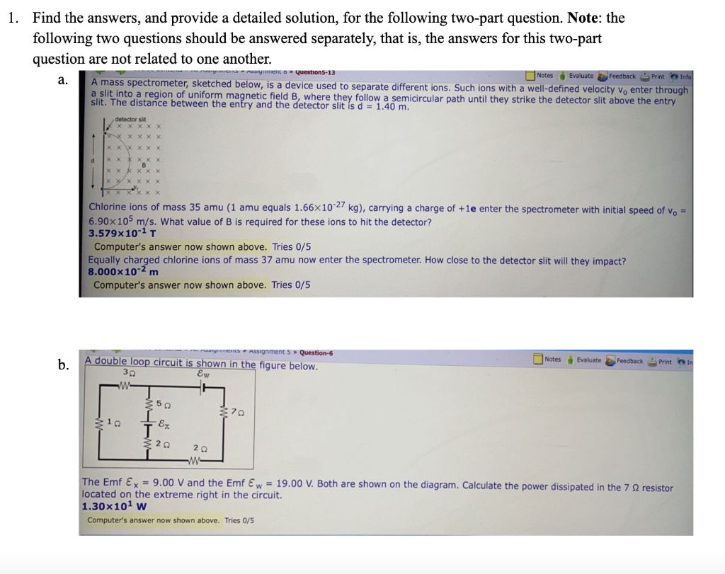 Solved 1. Find the answers, and provide a detailed solution, | Chegg.com